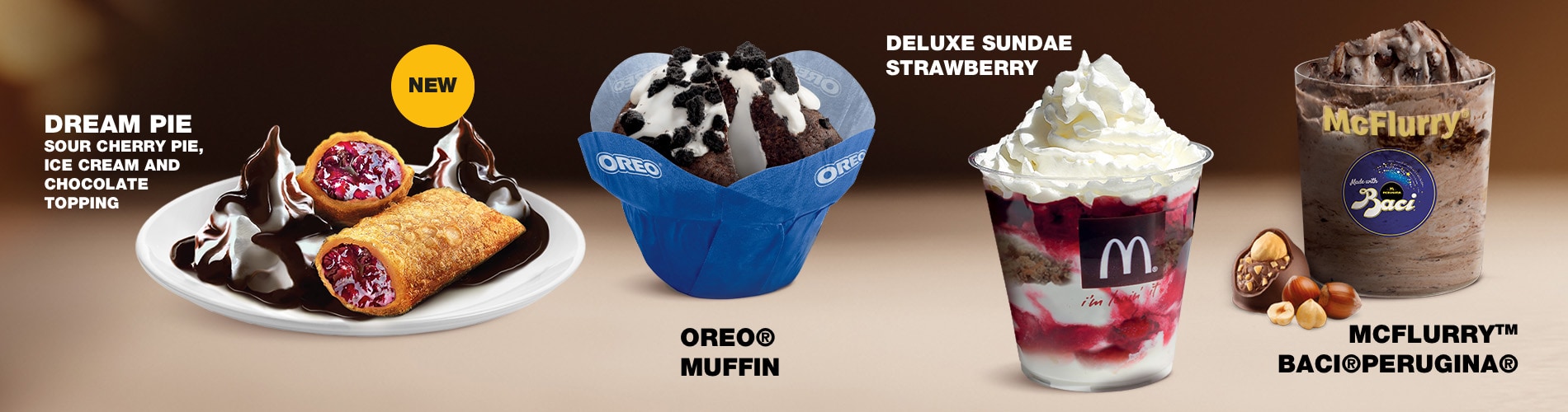 New desserts - McDonald's