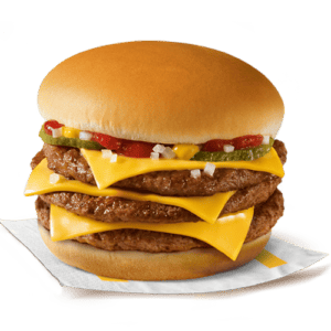 Triple cheeseburger - McDonald's